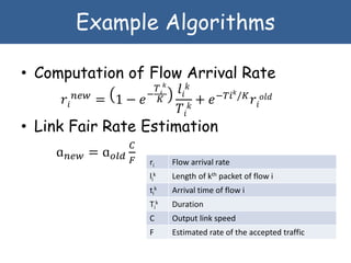 Core-Stateless Fair Queueing | PPT