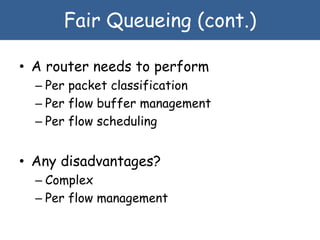 Core-Stateless Fair Queueing | PDF