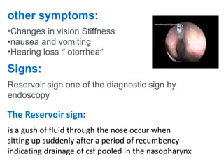 CSF Rhinorrhoea.ppsx