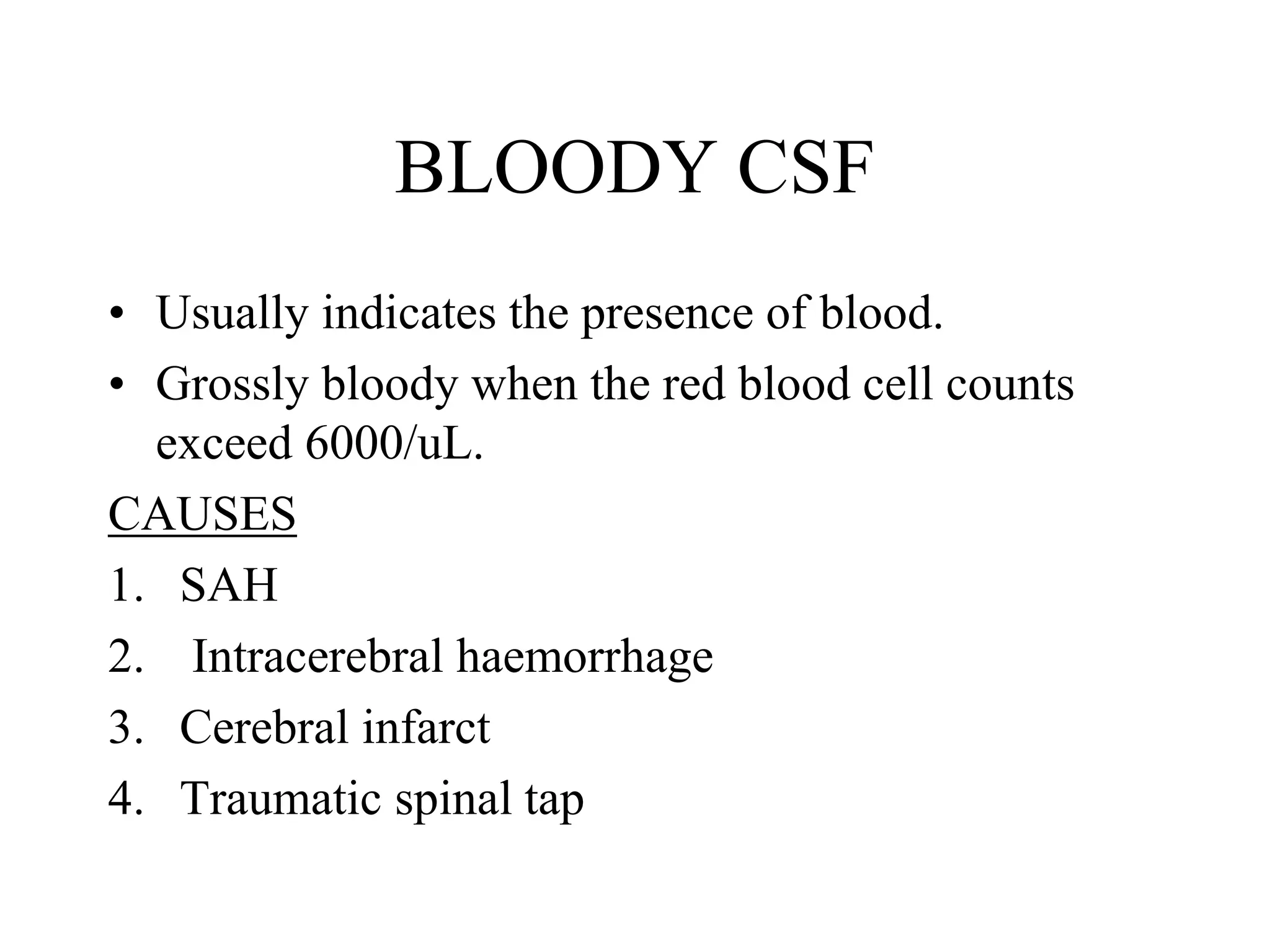 Fluid cytology in CSF | PPSX