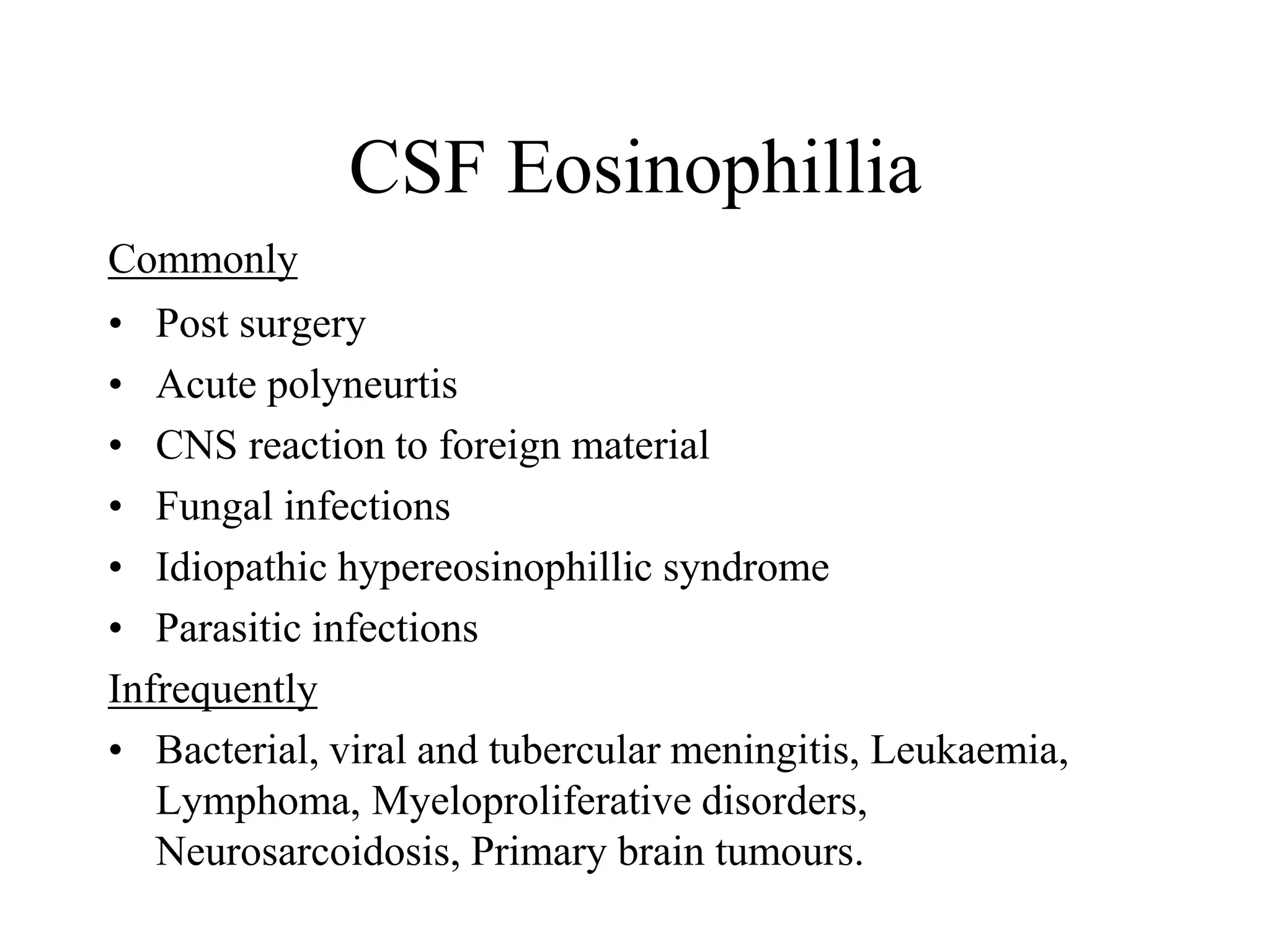 Fluid cytology in CSF | PPSX