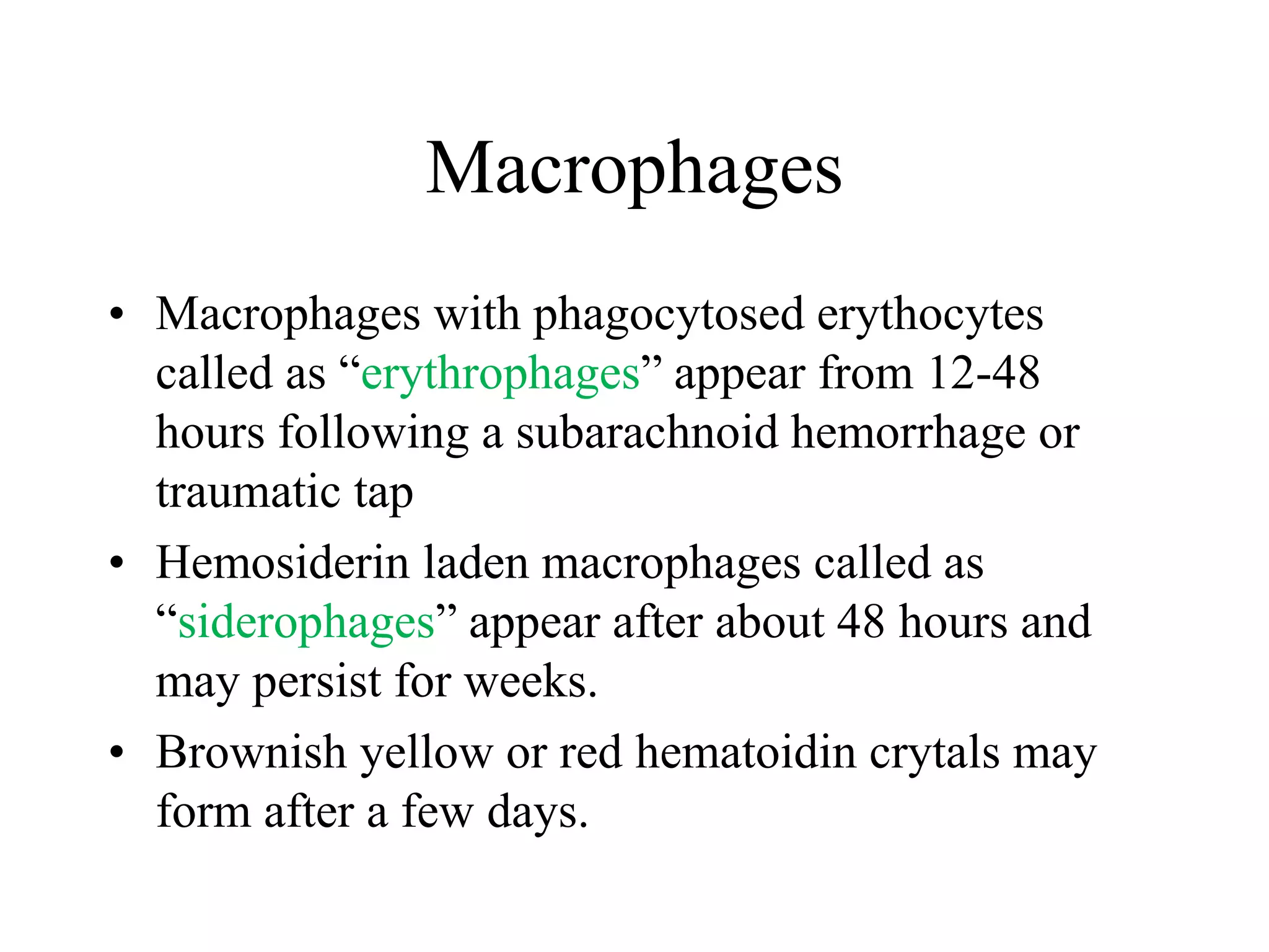 Fluid cytology in CSF | PPSX