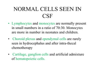 Fluid cytology in CSF | PPT