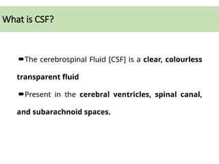 CSF Study - microbiology, microscopic examination | PPTX