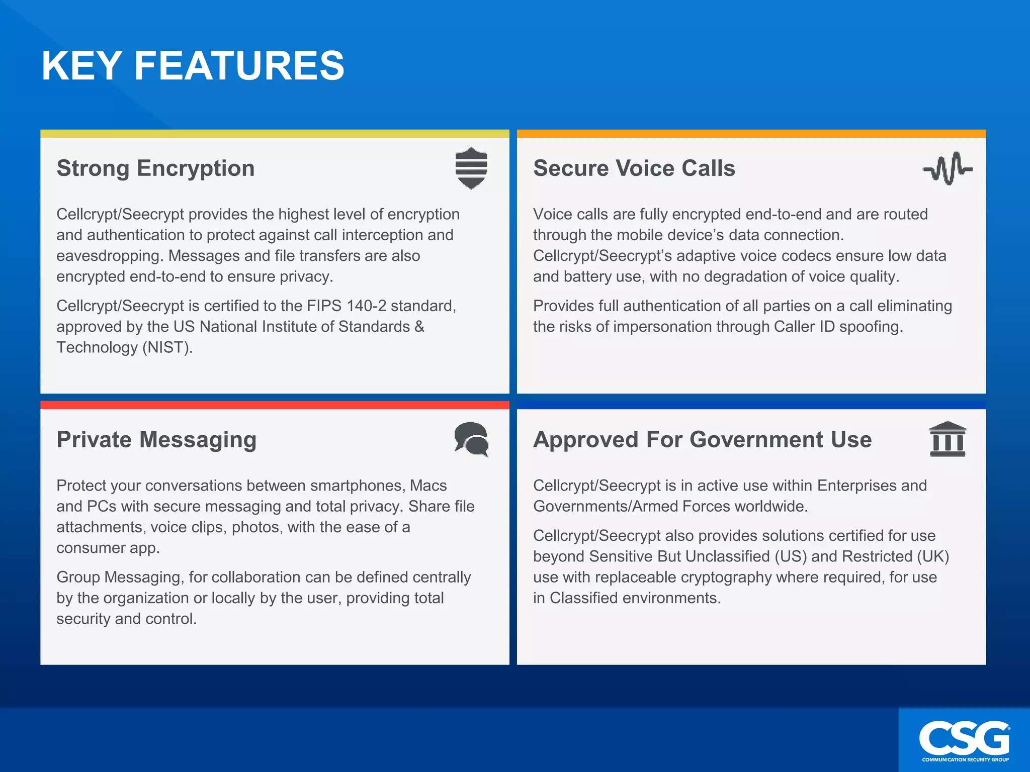 Cellcrypt - An Introduction to Secure Mobile Communications | PPTX