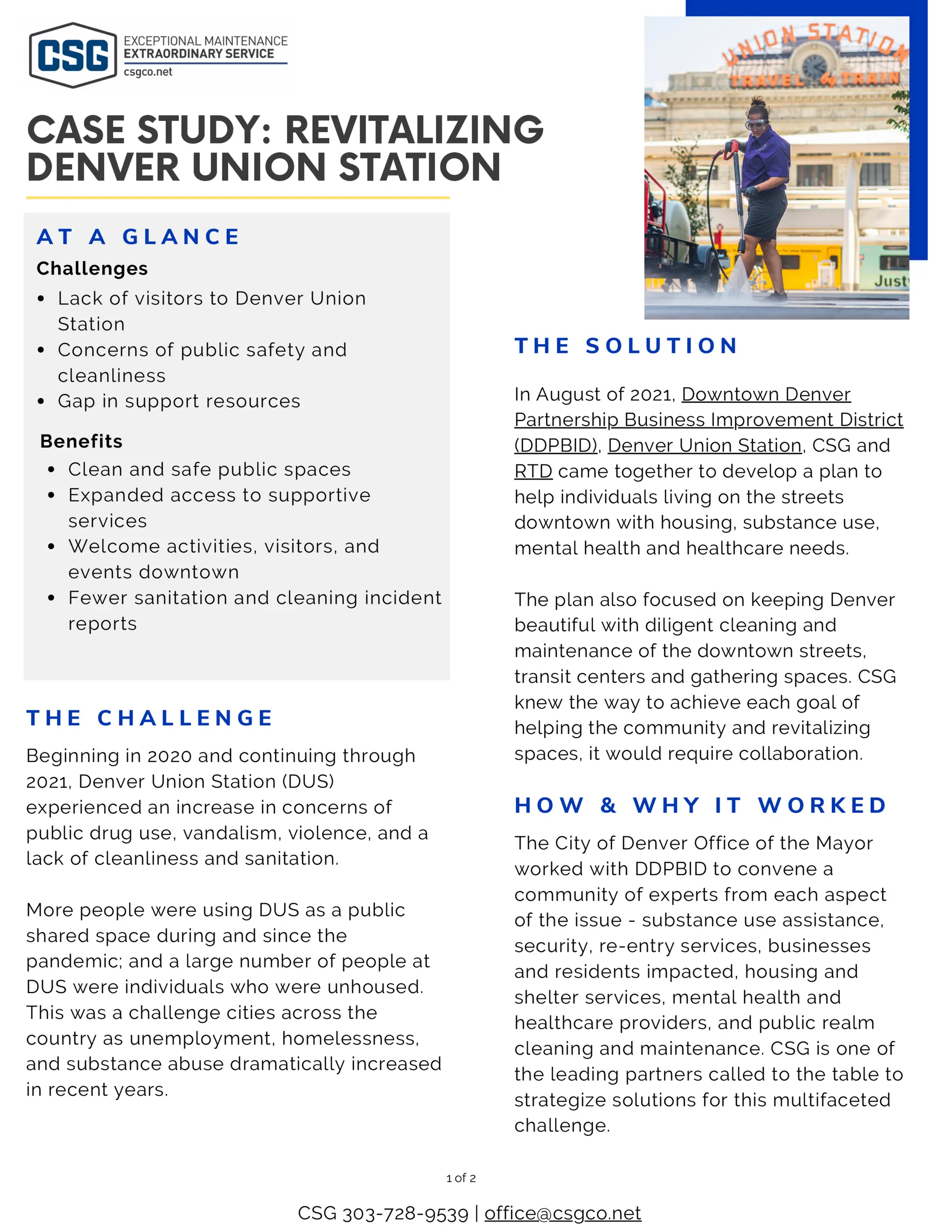Case Study: Revitalizing Denver Union Station | PDF
