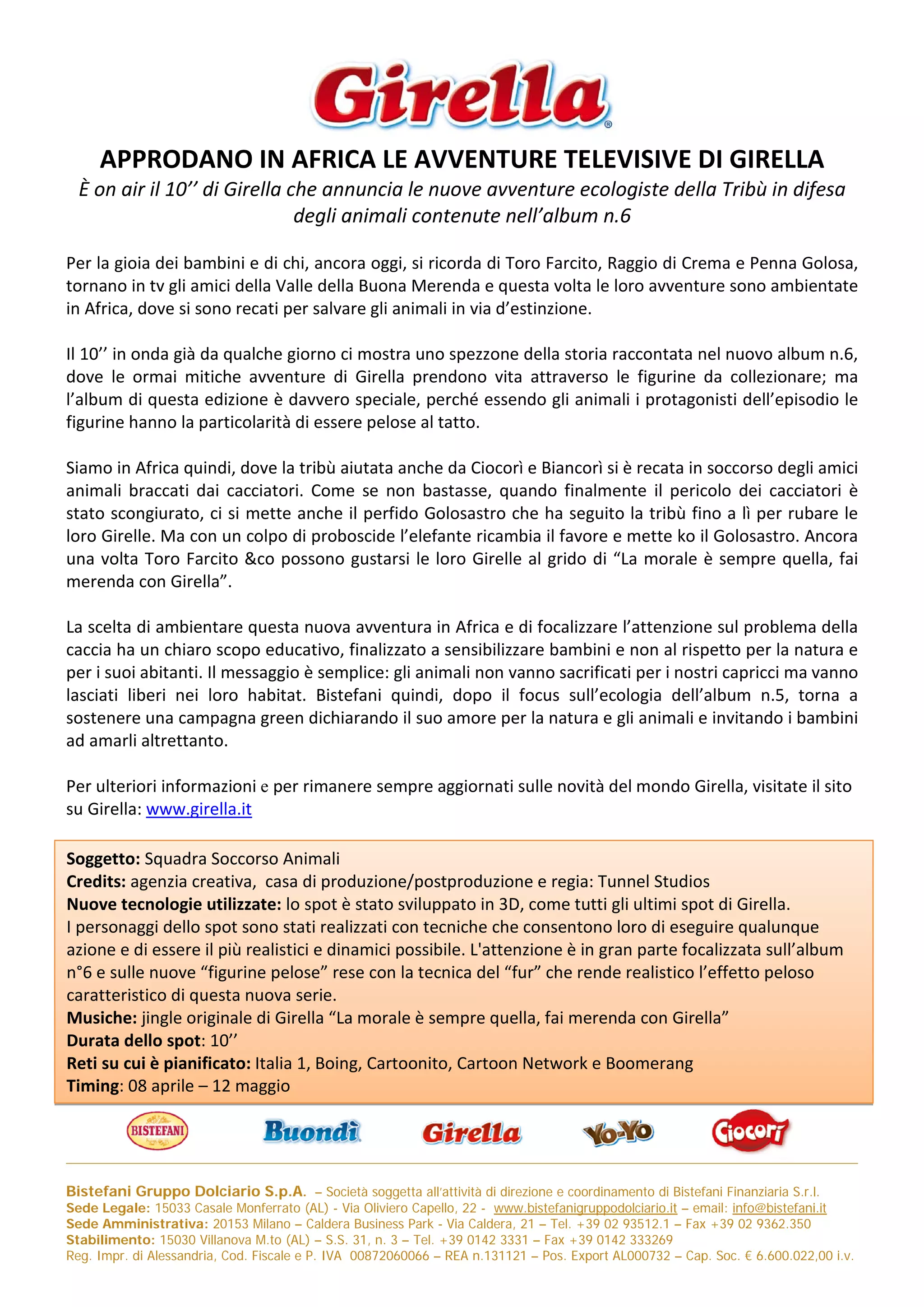 2/5/12 /// Approdano in africa le avventure televisive di Girella | PDF