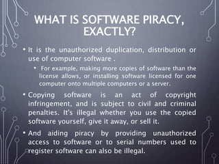 SOTWARE INFRINGEMENT | PPT