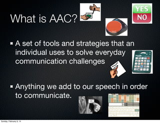 What Do I Do Monday Morning: AAC? | PDF