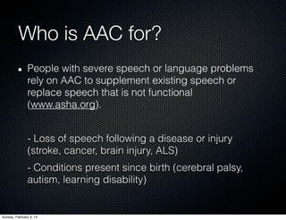 What Do I Do Monday Morning: AAC? | PDF