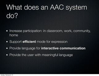 What Do I Do Monday Morning: AAC? | PDF