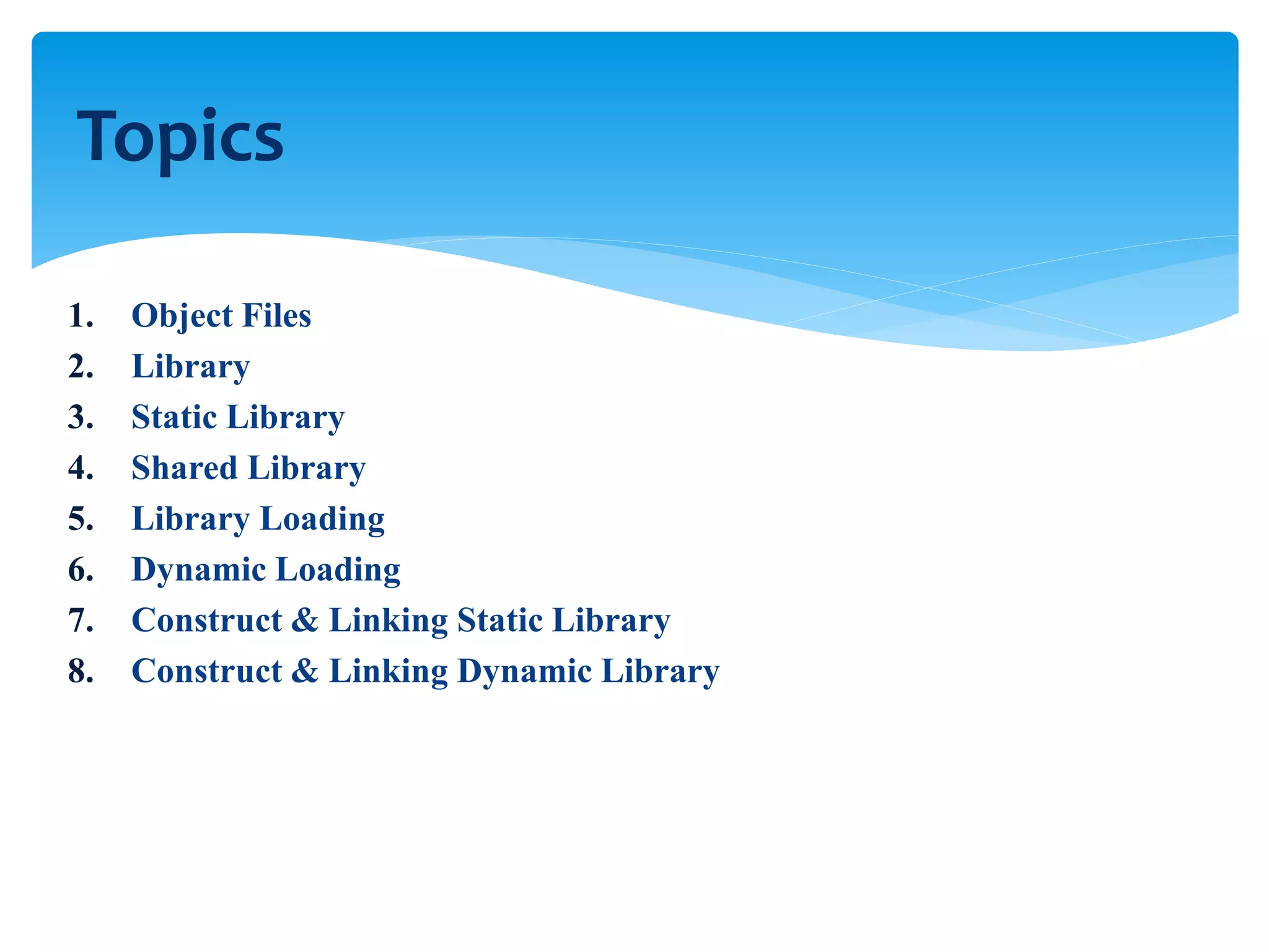 C++ shared libraries and loading | PPT