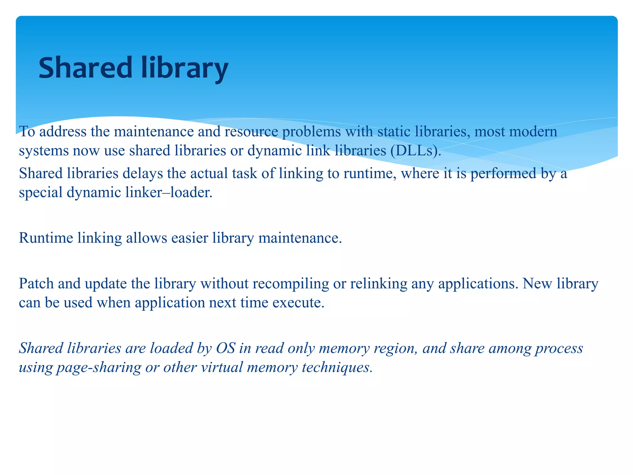 C++ shared libraries and loading | PPT