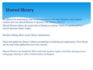 C++ shared libraries and loading | PPT | Free Download