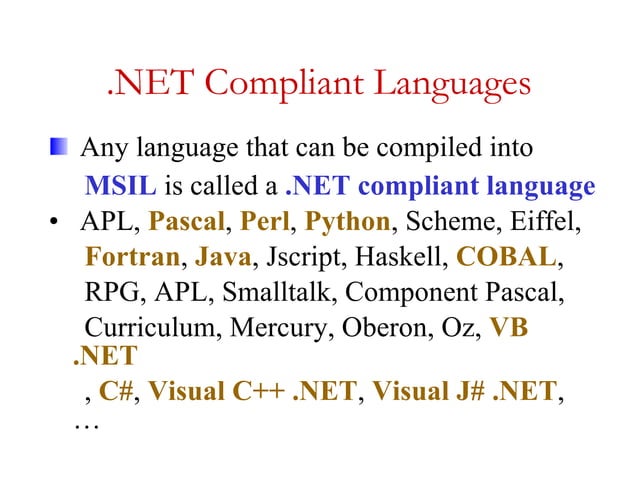 C sharp | PPT | Free Download