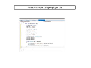 C#, OOP introduction and examples | PPSX