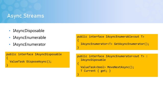 C# 7.x What's new and what's coming with C# 8 | PPT