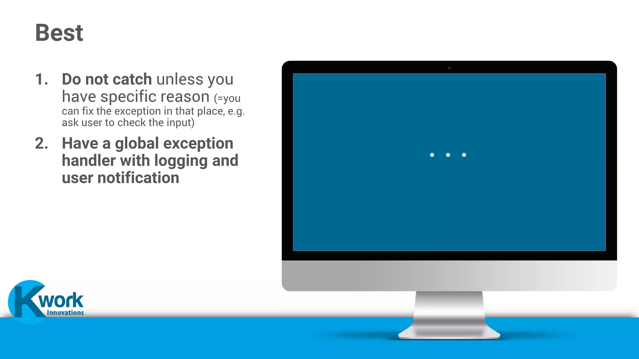 C Exception Best Practices Ppt 7146