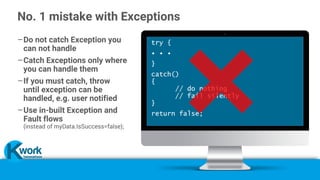 C# Exception best practices | PPT