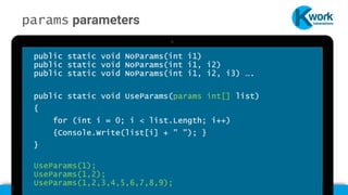 C# feature: case study on facade-type static utility class | PDF | Programming Languages | Computing
