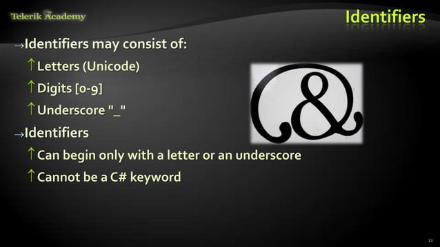 CSharp Language Overview Part 1 | PPT