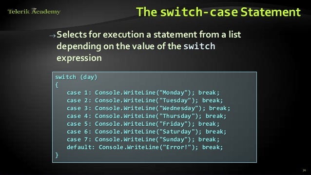 Csharp Language Overview Part 1
