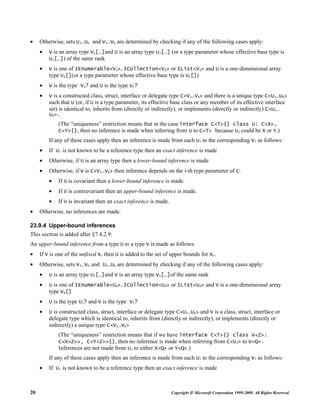 C Sharp 4 0 Specification | DOC | Web Development | Internet