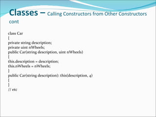 Csharp4 objects and_types | PPT