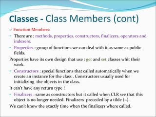 Csharp4 objects and_types | PPT