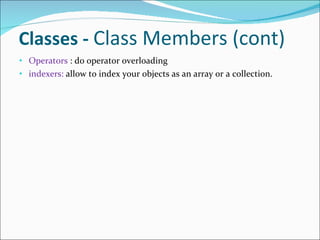 Csharp4 objects and_types | PPT