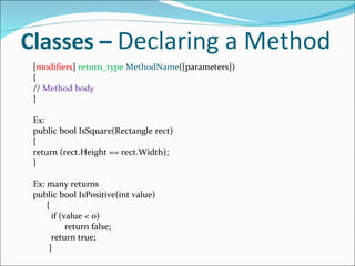Csharp4 objects and_types | PPT
