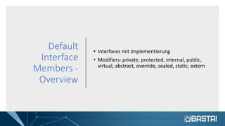 C# 8 in Libraries and Applications | PPT