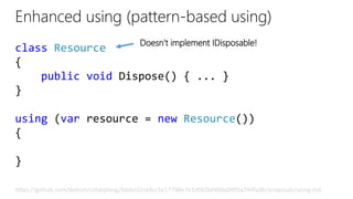 C# 8 and Beyond | PPT