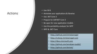 C# 8 and .NET Core 3 | PPT