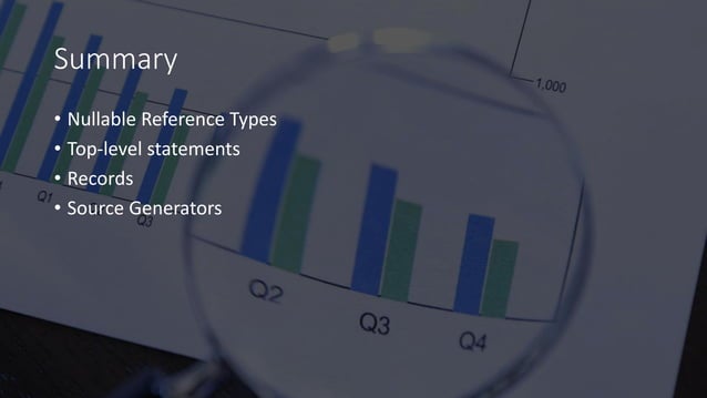 C# 9 and 10 - What's cool? | PDF