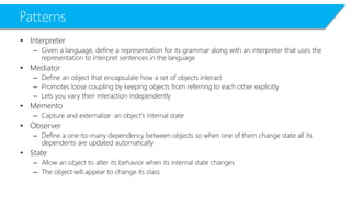 C# Advanced L07-Design Patterns | PPT
