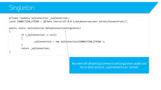 C# Advanced L07-Design Patterns | PPT