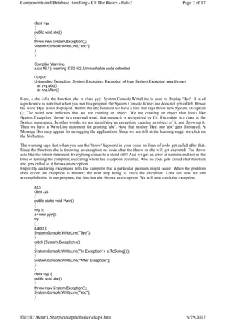 Csharp_Chap04 | PDF | Programming Languages | Computing