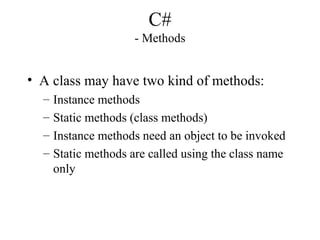 Introduction to C# | PPT