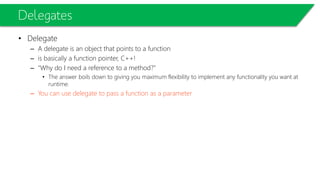 C# Starter L06-Delegates, Event Handling and Extension Methods | PDF