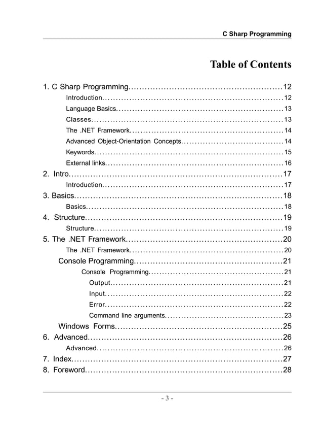 C sharp programming | PDF