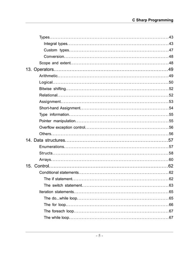 C sharp programming | PDF
