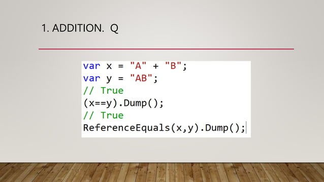 C Sharp String.pptx | Programming Languages | Computing