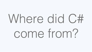 Desert Code Camp 2014: C#, the best programming language | PPT