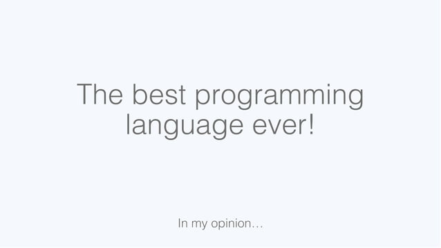 Desert Code Camp 2014: C#, the best programming language | PPT