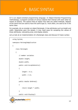 Csharp tutorial | PDF