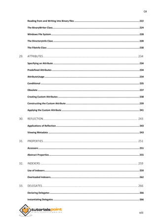 Csharp tutorial2 | PDF