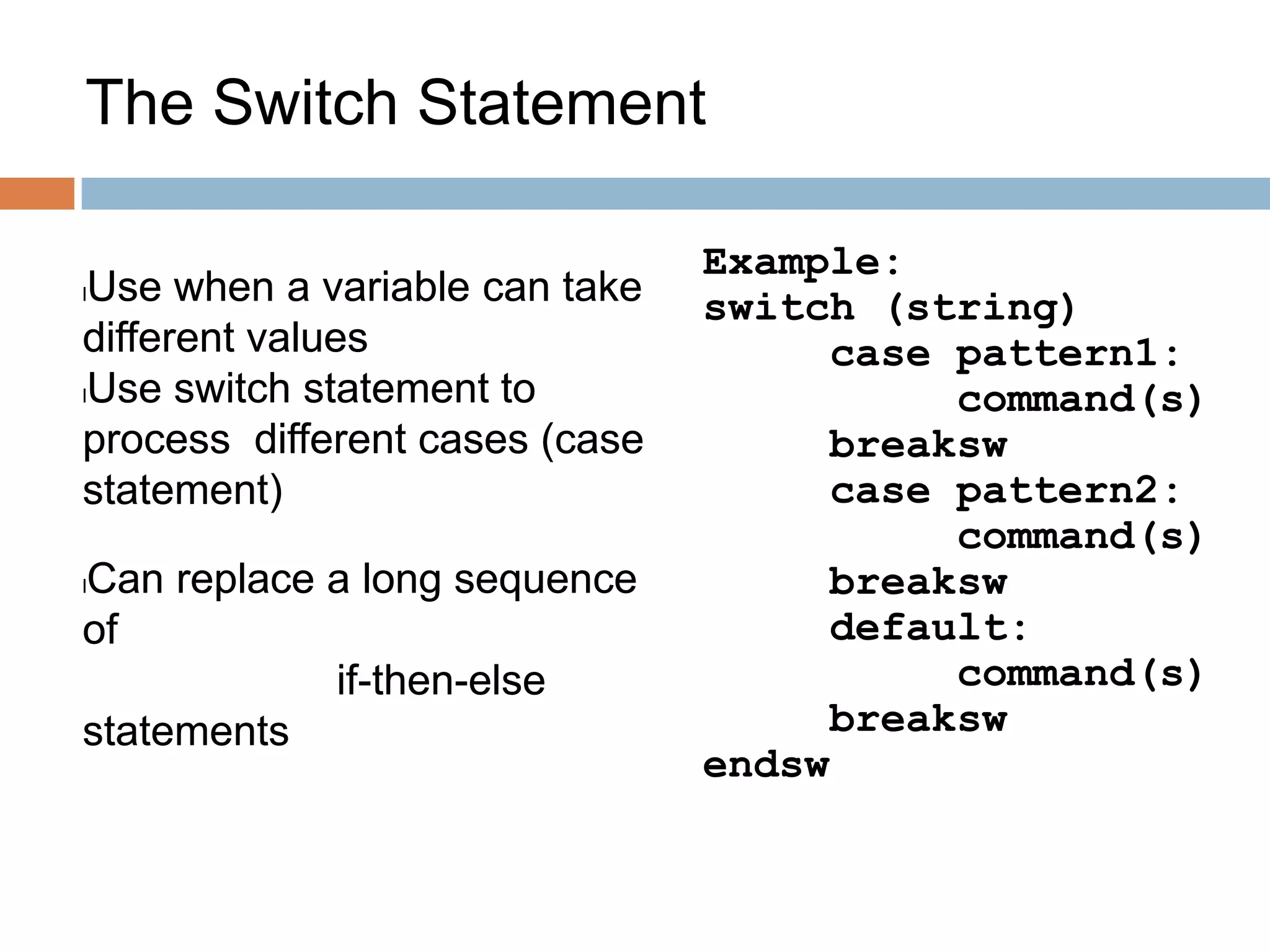 First steps in C-Shell | PPTX