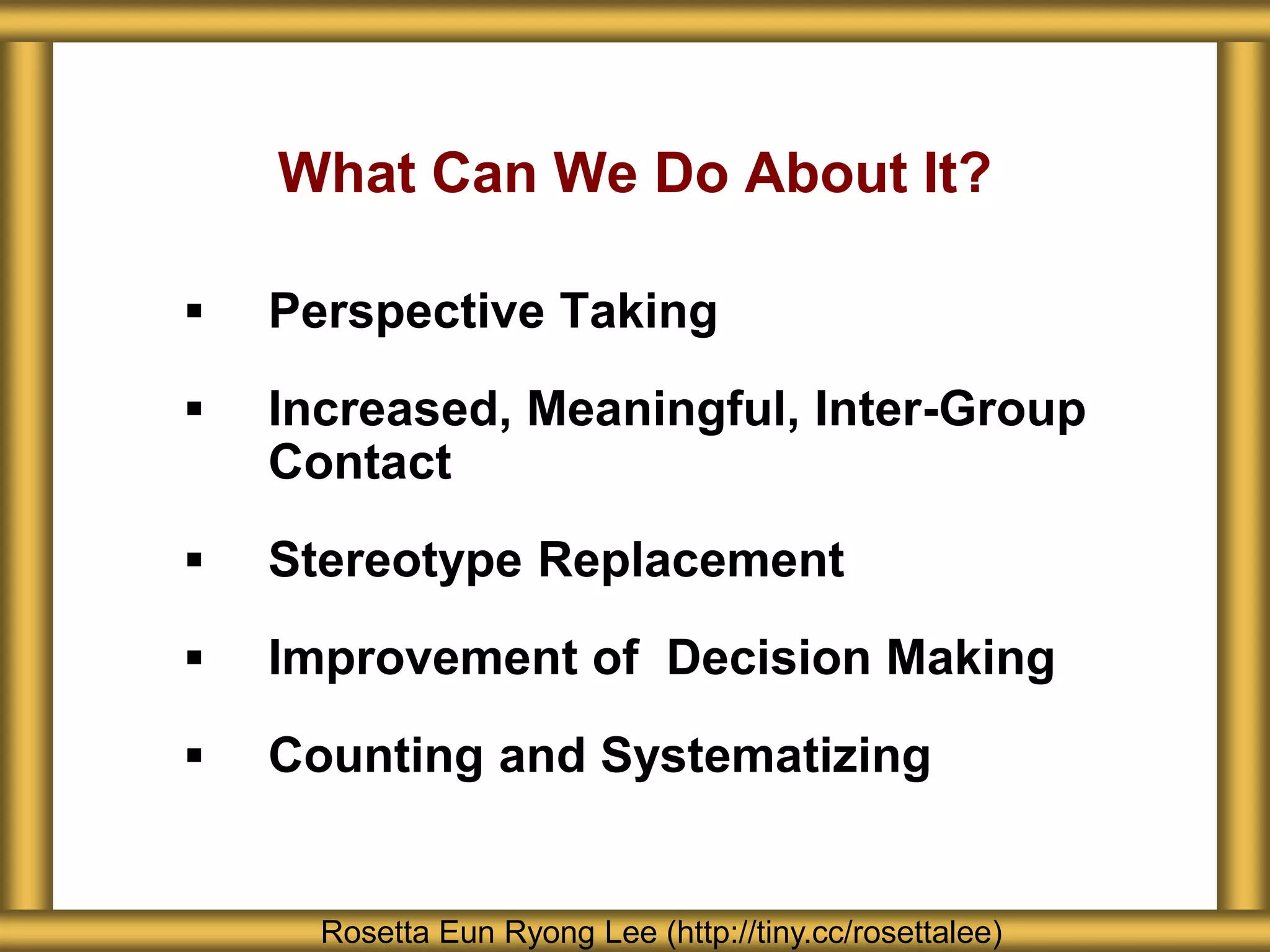 CSH Unconscious and Implicit Bias | PPT