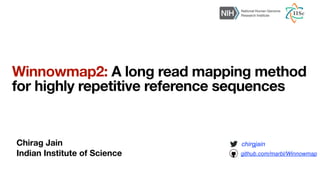 Winnowmap2: A long read mapping method for highly repetitive reference ...